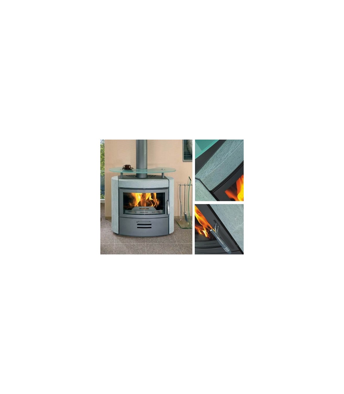 ΕΝΕΡΓΕΙΑΚΗ ΞΥΛΟΣΟΜΠΑ ROMOTOP COTOPAXI ceramic